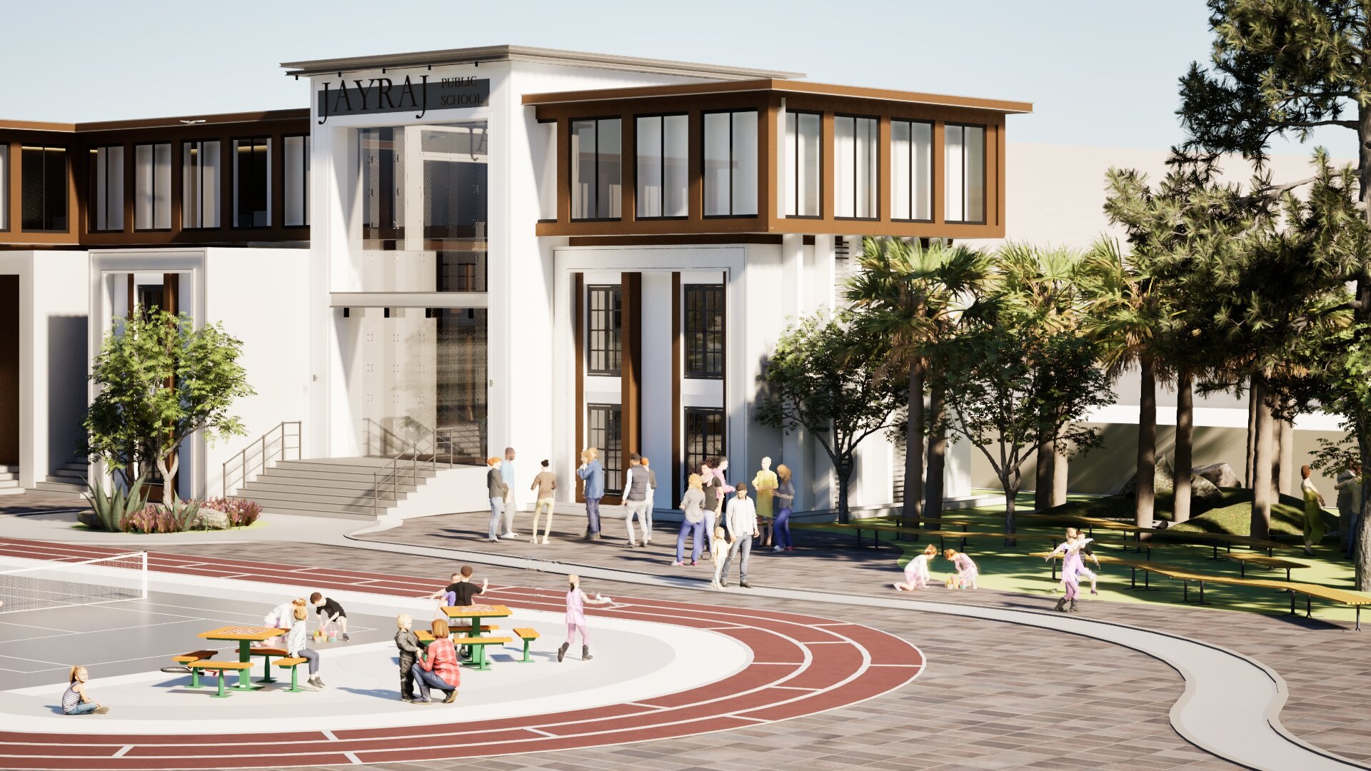 Detail School And University Campus 3d Model 3D Model - TurboSquid 2333906