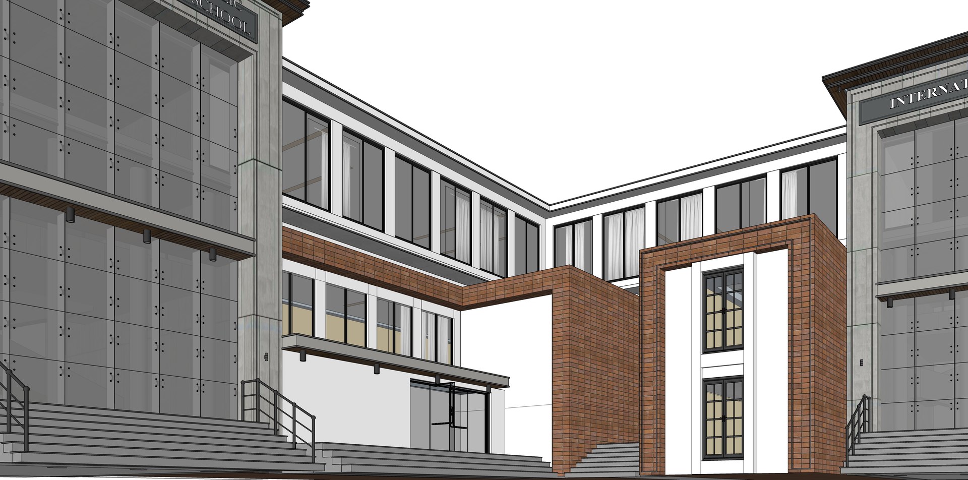 Detail School And University Campus 3d Model 3D Model - TurboSquid 2333906