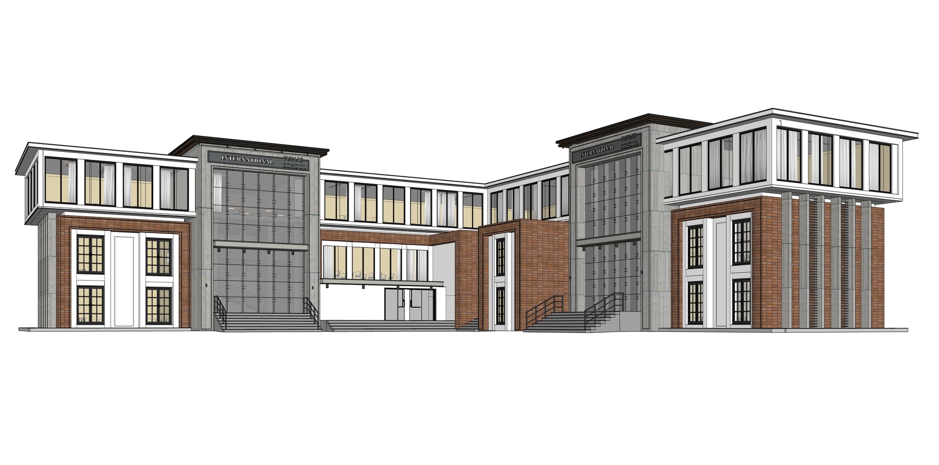 Detail School And University Campus 3d Model 3D Model - TurboSquid 2333906