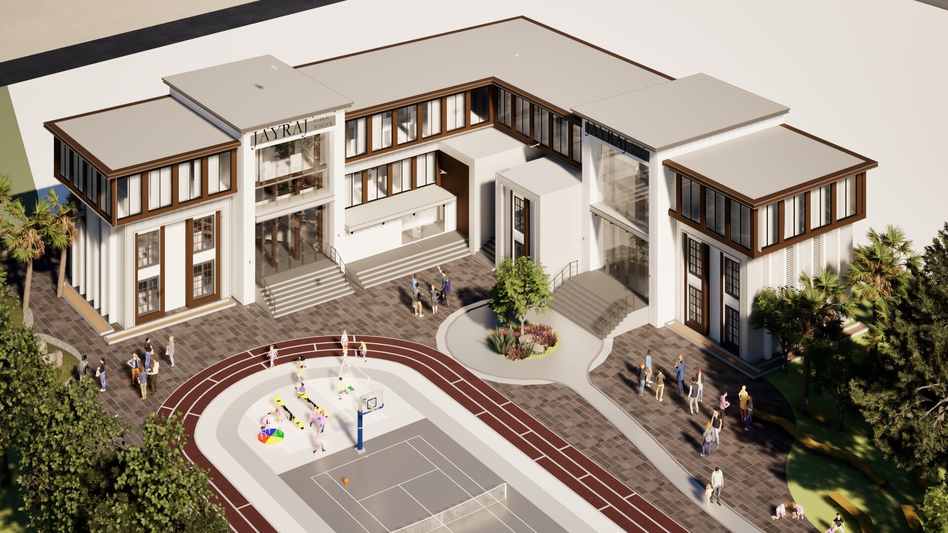 Detail School And University Campus 3d Model 3D Model - TurboSquid 2333906