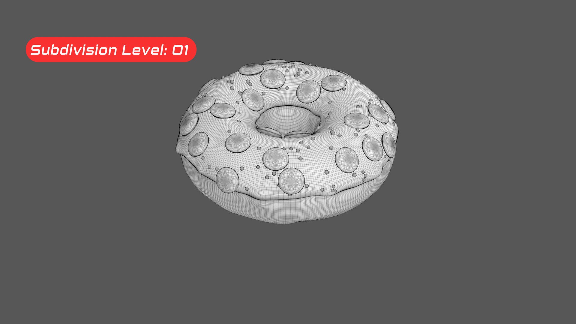 3D M and Ms Donuts Chocolate - TurboSquid 2179727