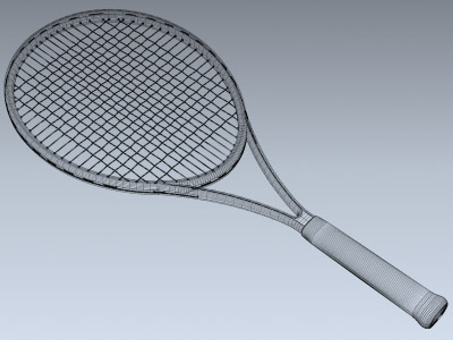 Tennis Racket 3d Model