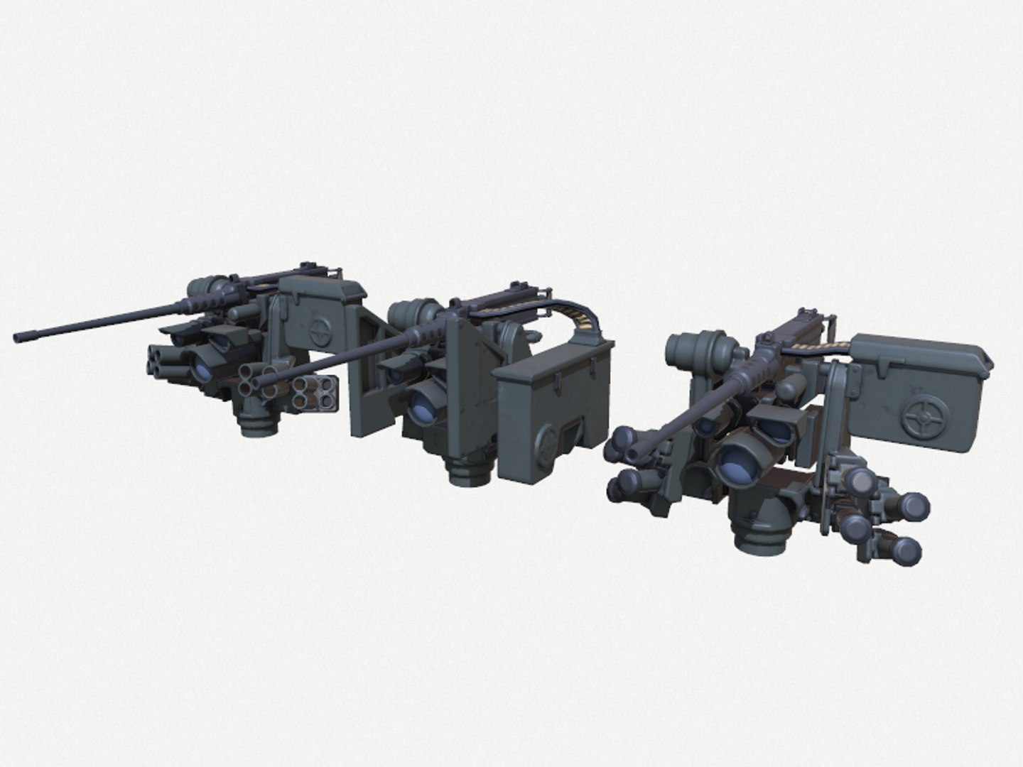 M153 Crows Ii Green 3D Model - TurboSquid 1431541