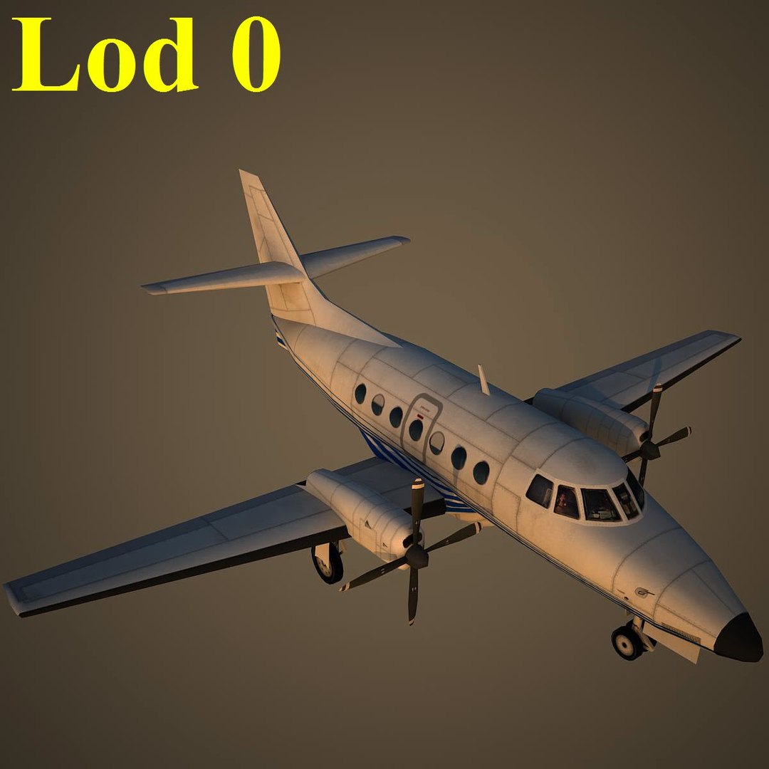 3d British Aerospace 32 Dbl Model