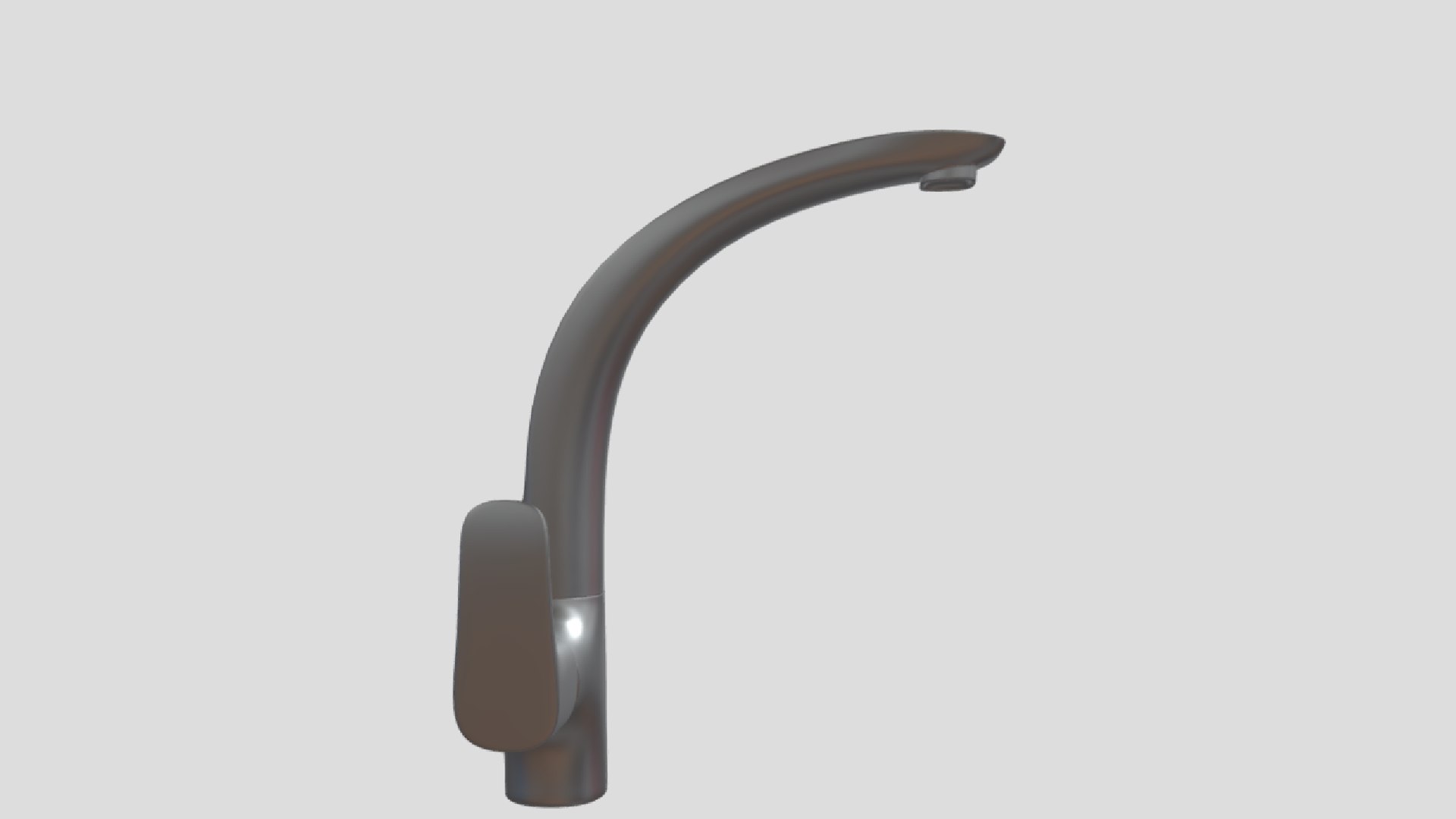 3D Curved Lever faucet - TurboSquid 2086263