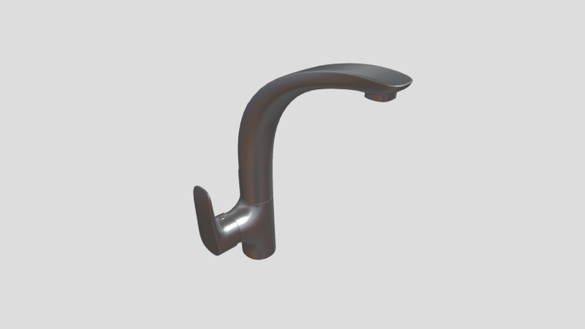 3D Curved Lever faucet - TurboSquid 2086263