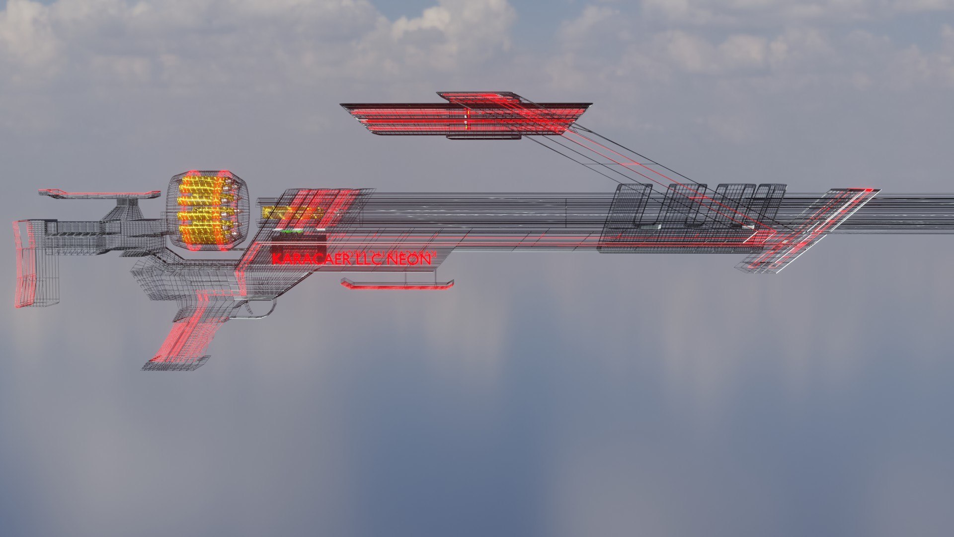 3D Sniper Rifle Neon - TurboSquid 2136478