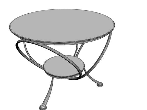 Tea table 3D model - TurboSquid 1512559
