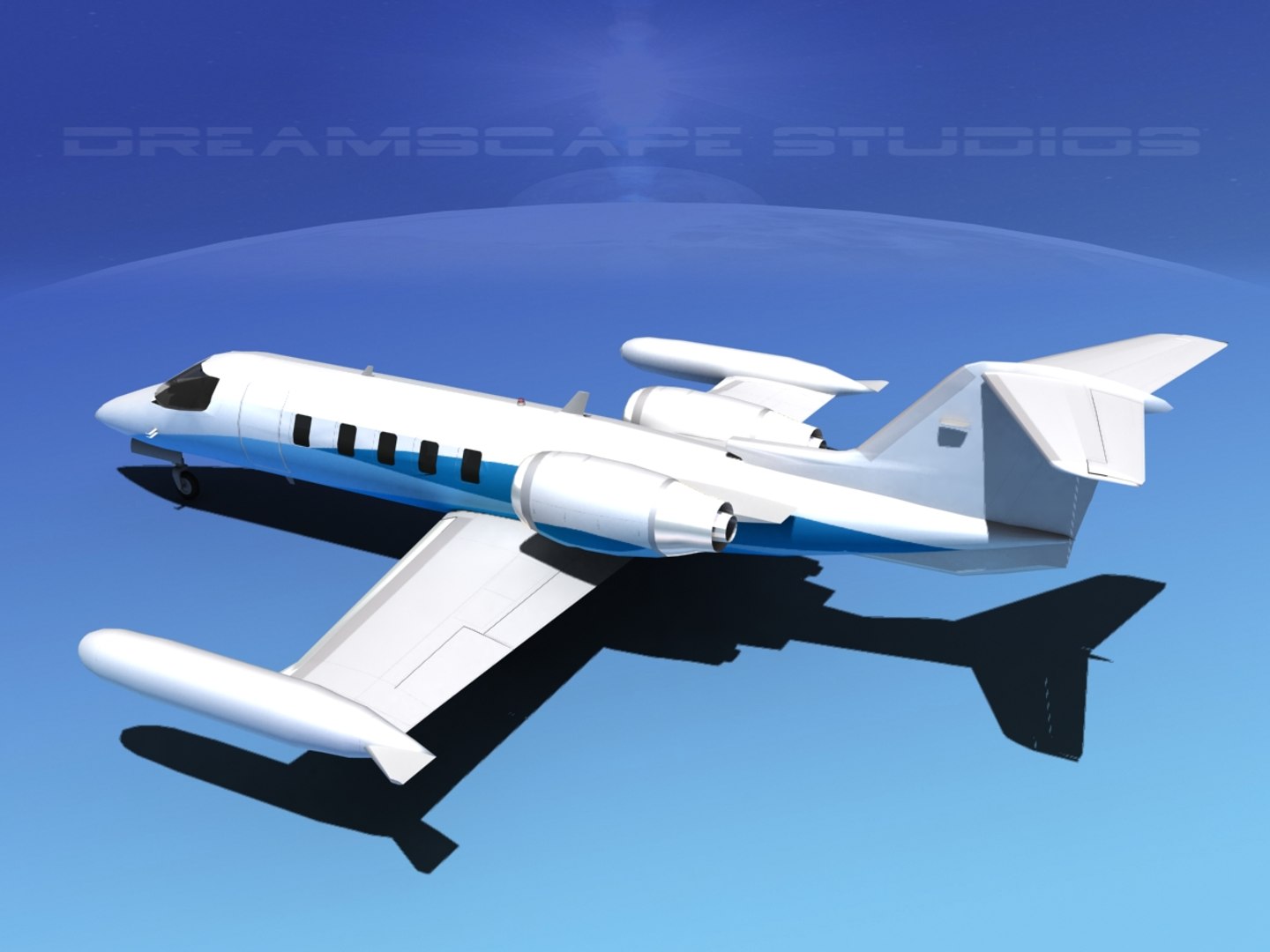 3d Learjet 35