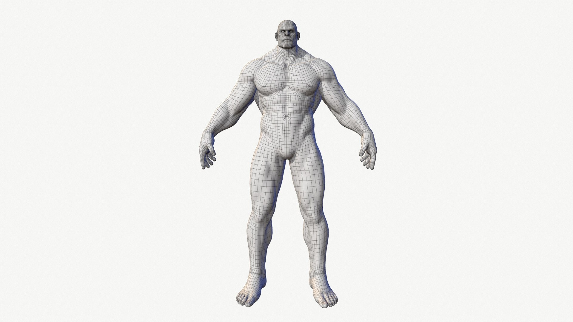 3D model character male hero body - TurboSquid 1496063