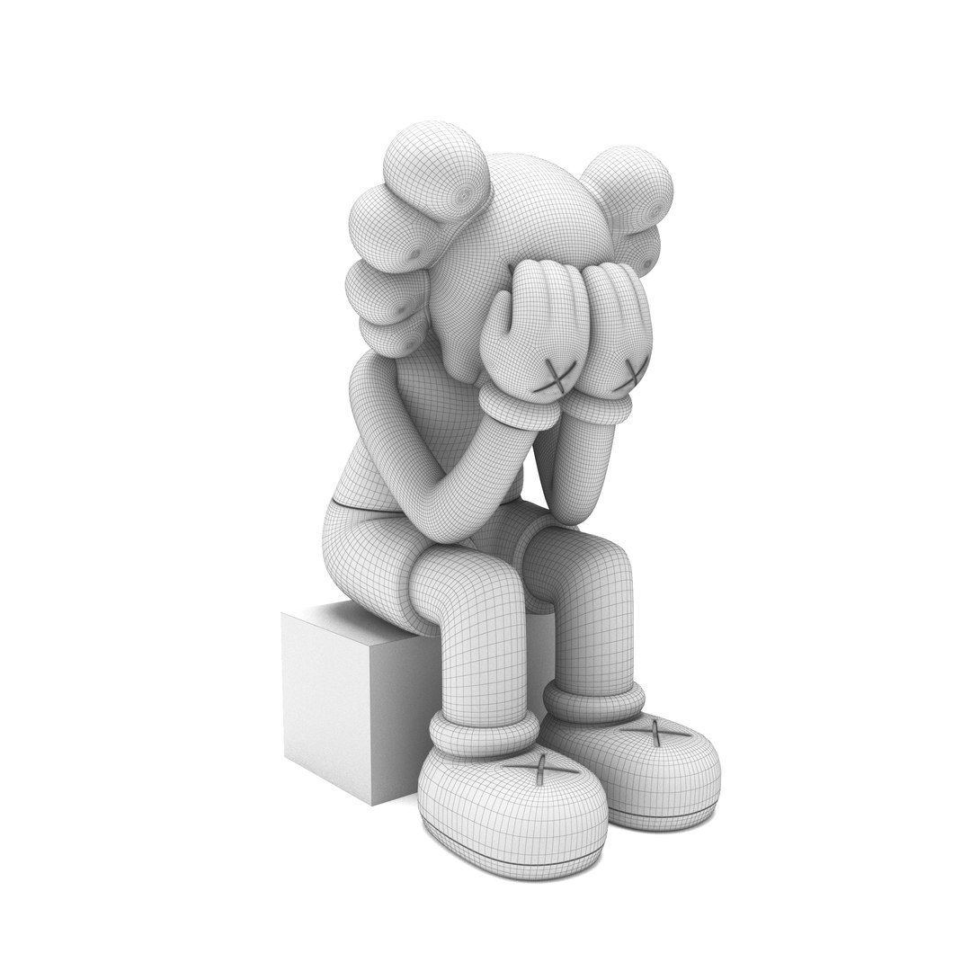 3D Model Kaws Sculpture - TurboSquid 2271828