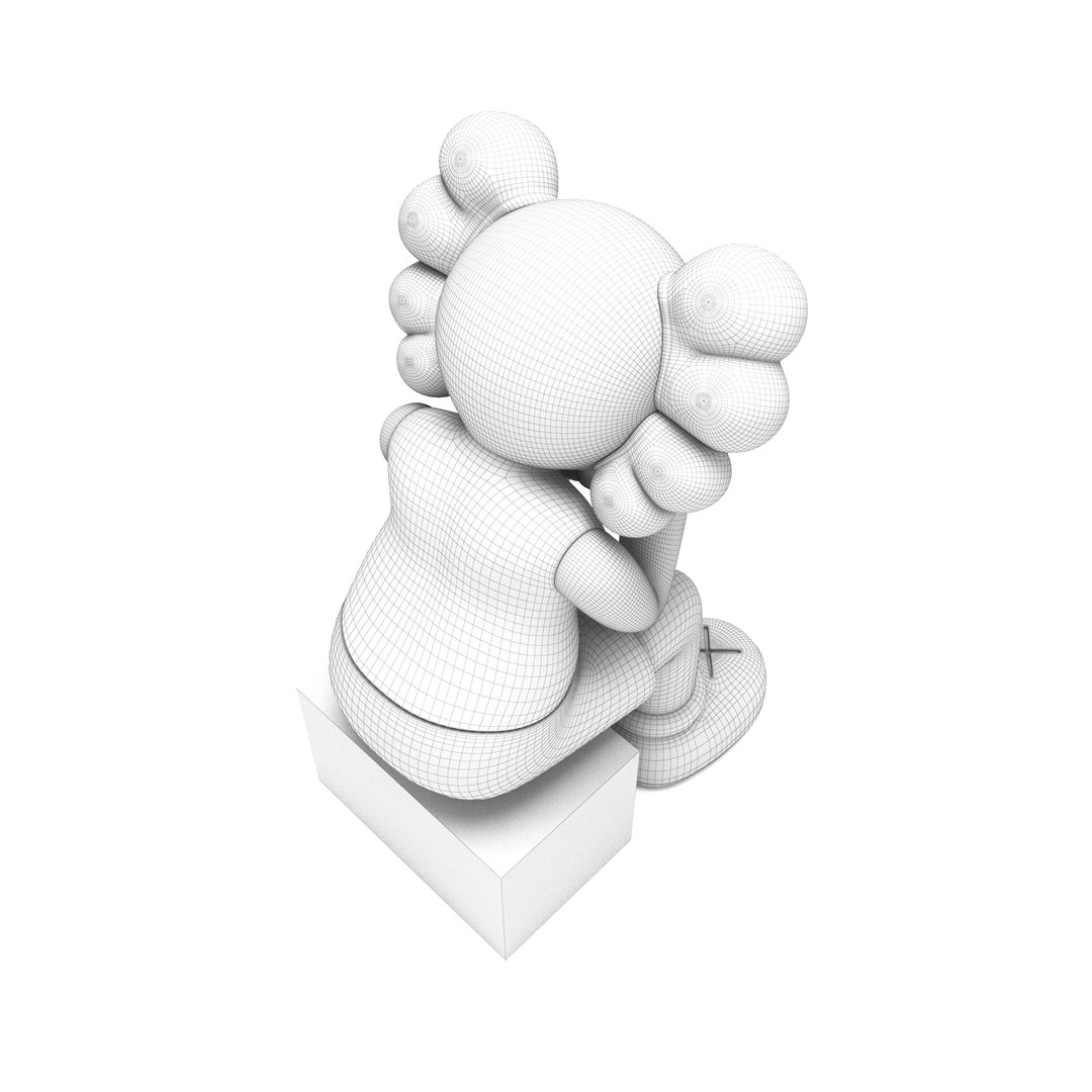 3D Model Kaws Sculpture - TurboSquid 2271828