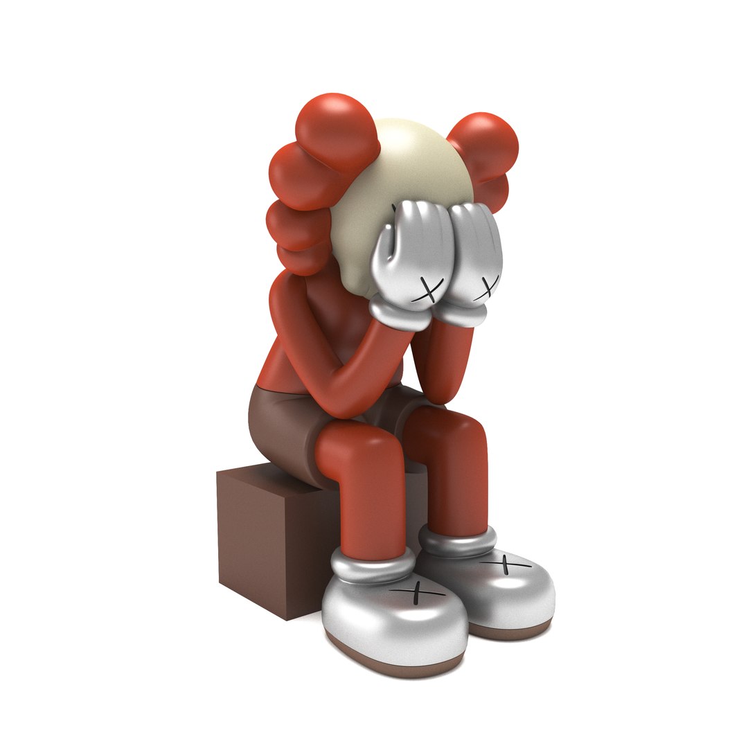 3D Model Kaws Sculpture - TurboSquid 2271828