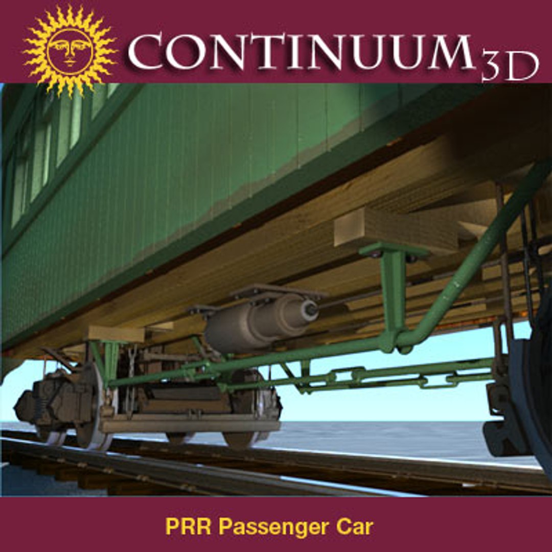 Prr Passenger Car 3d Model