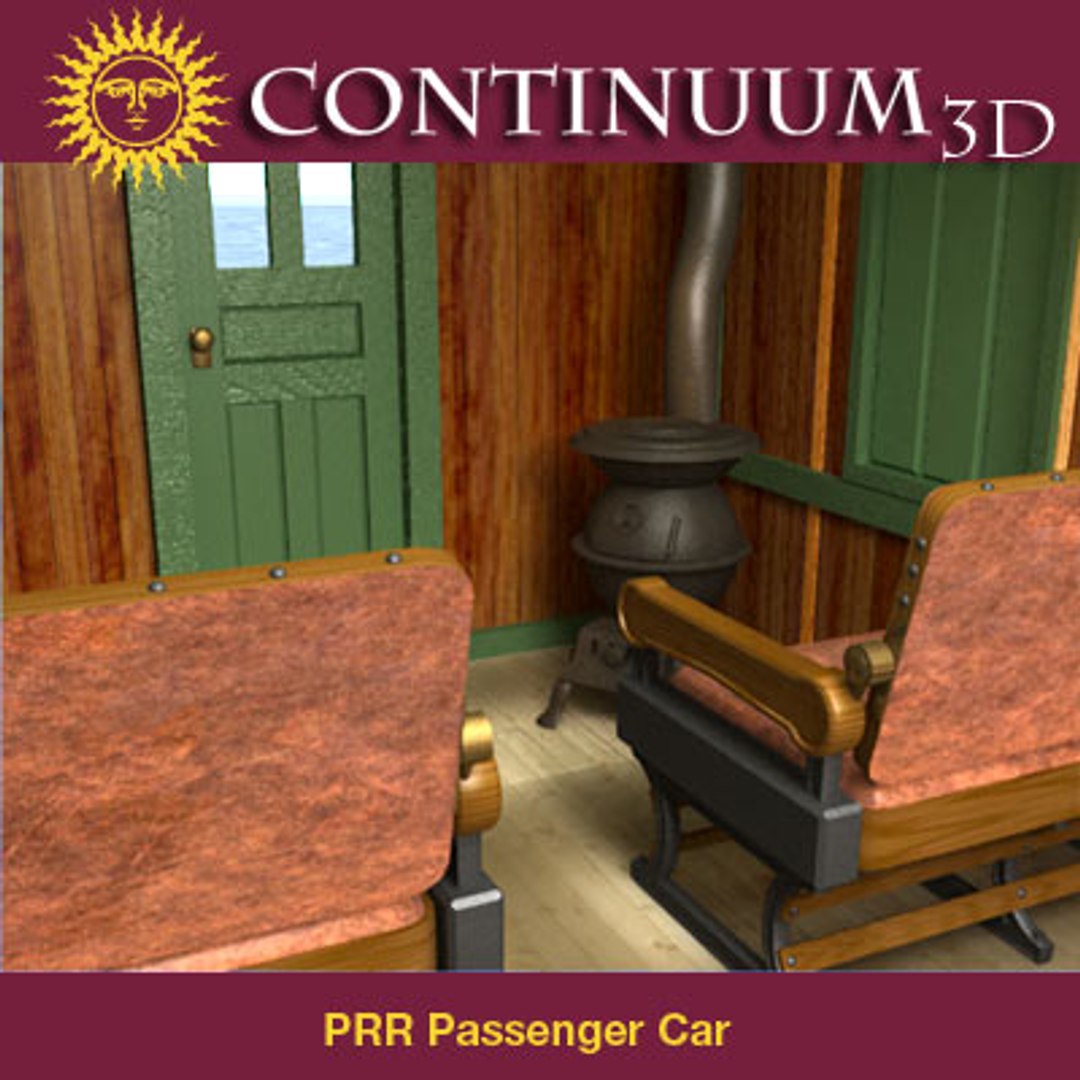 Prr Passenger Car 3d Model