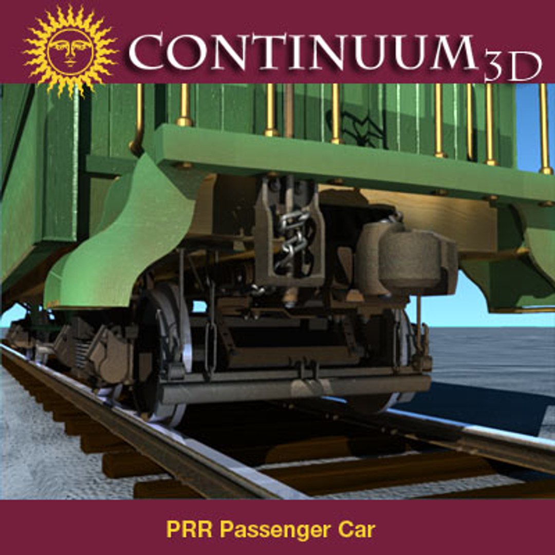 Prr Passenger Car 3d Model