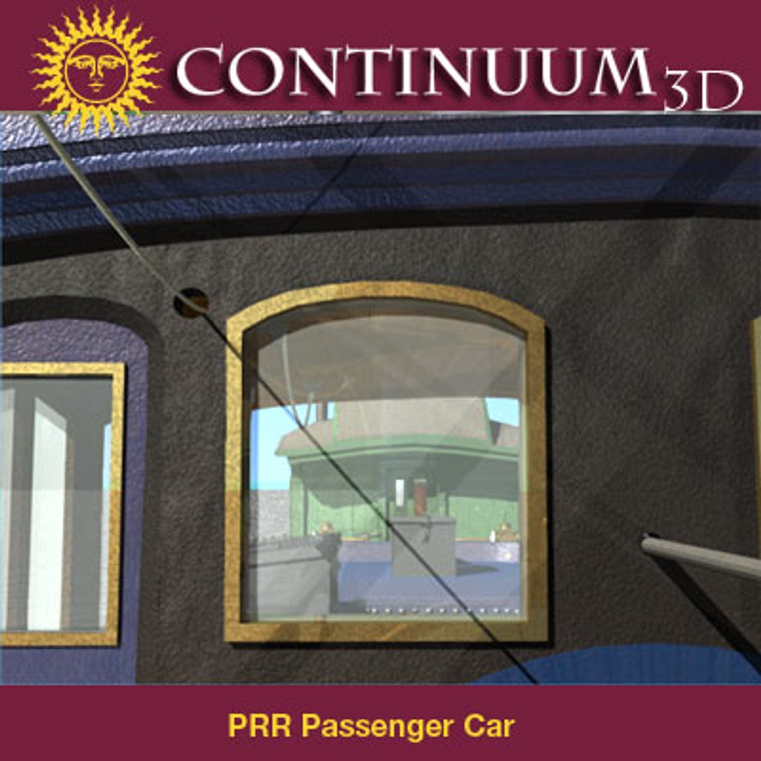 Prr Passenger Car 3d Model