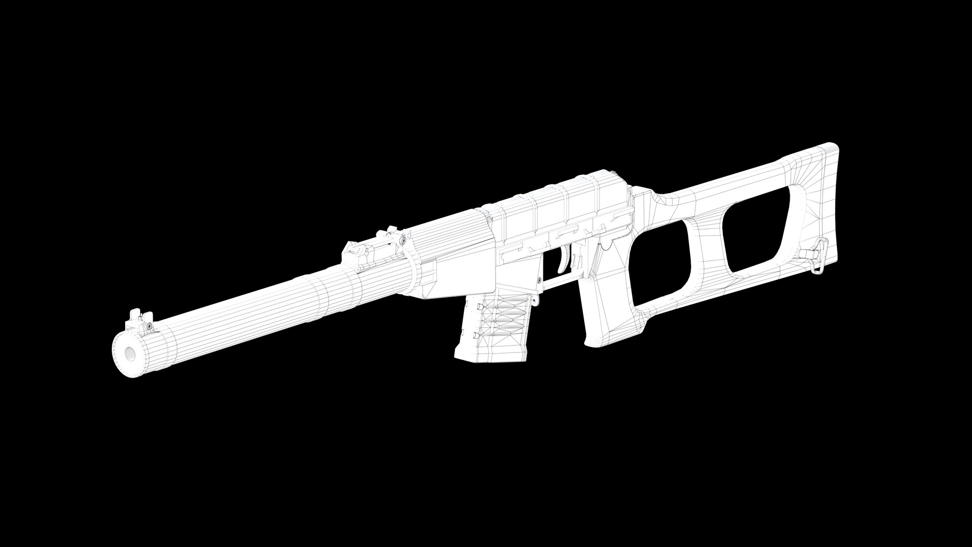 3D Model VSS Vintorez PBR Low-poly 3D Model - TurboSquid 1802864