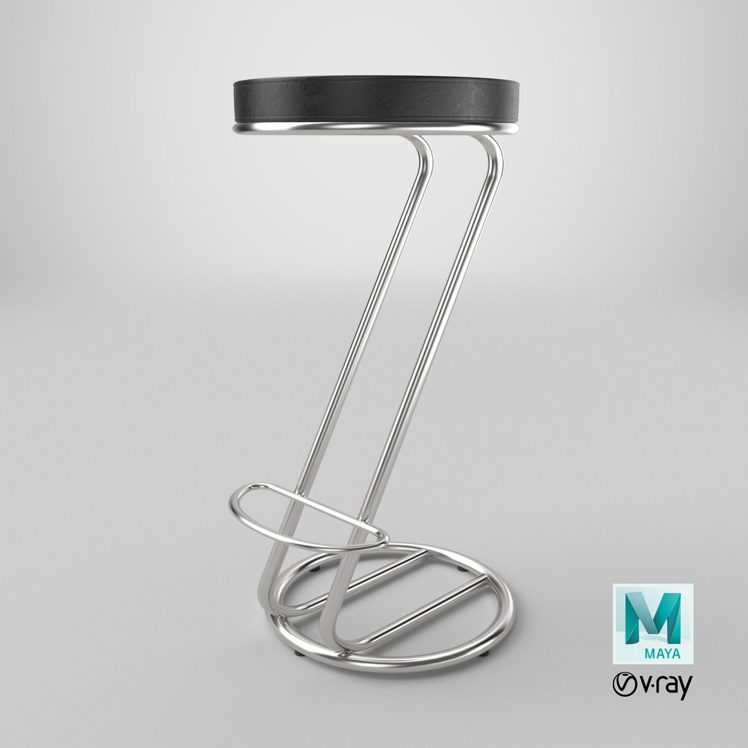 Free 3D Barstool PBR Model - TurboSquid 2220509