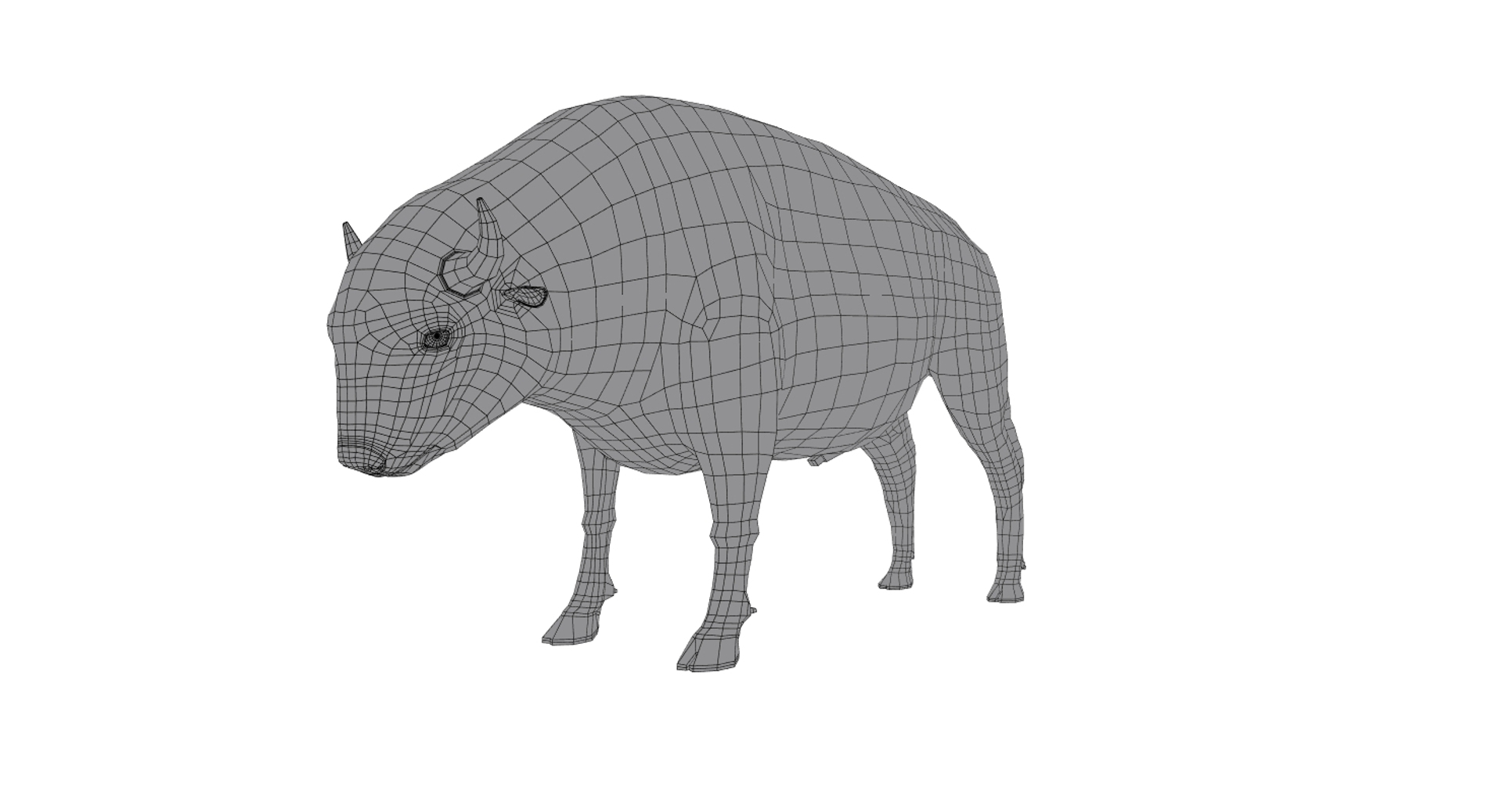 American buffalo animation model | 1147781 | TurboSquid