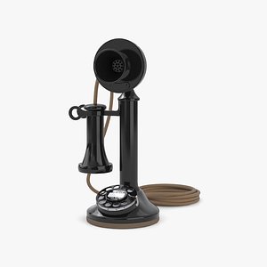 Candlestick Phone 3D Models for Download | TurboSquid
