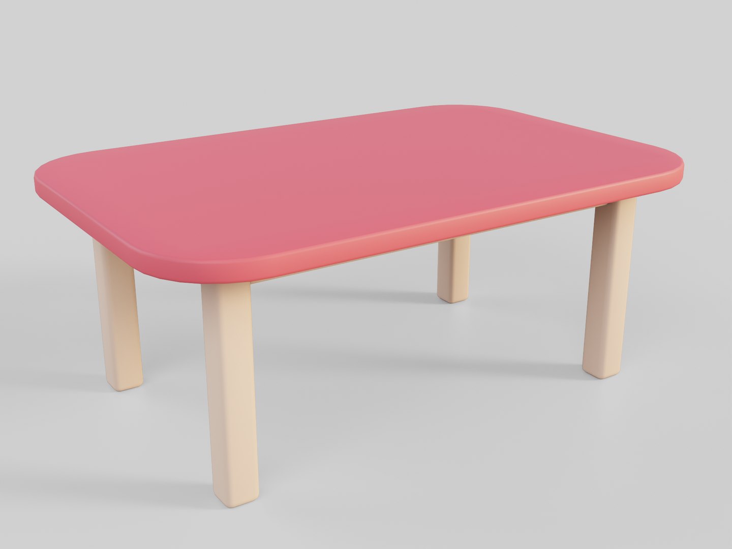 3D Cartoon Table And Chair 2 - TurboSquid 2111333