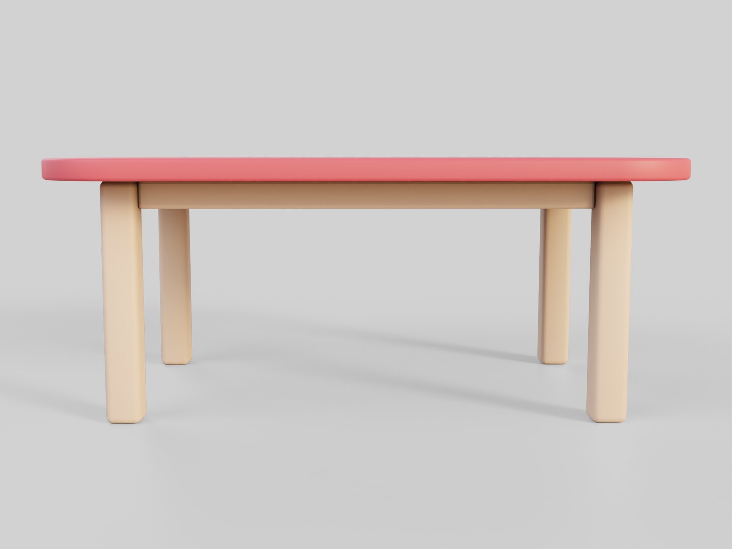 3D Cartoon Table And Chair 2 - TurboSquid 2111333