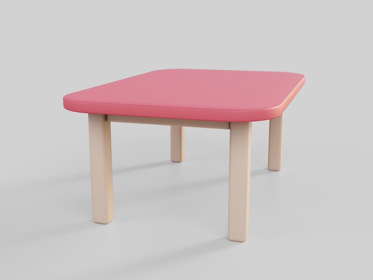 3D Cartoon Table And Chair 2 - TurboSquid 2111333