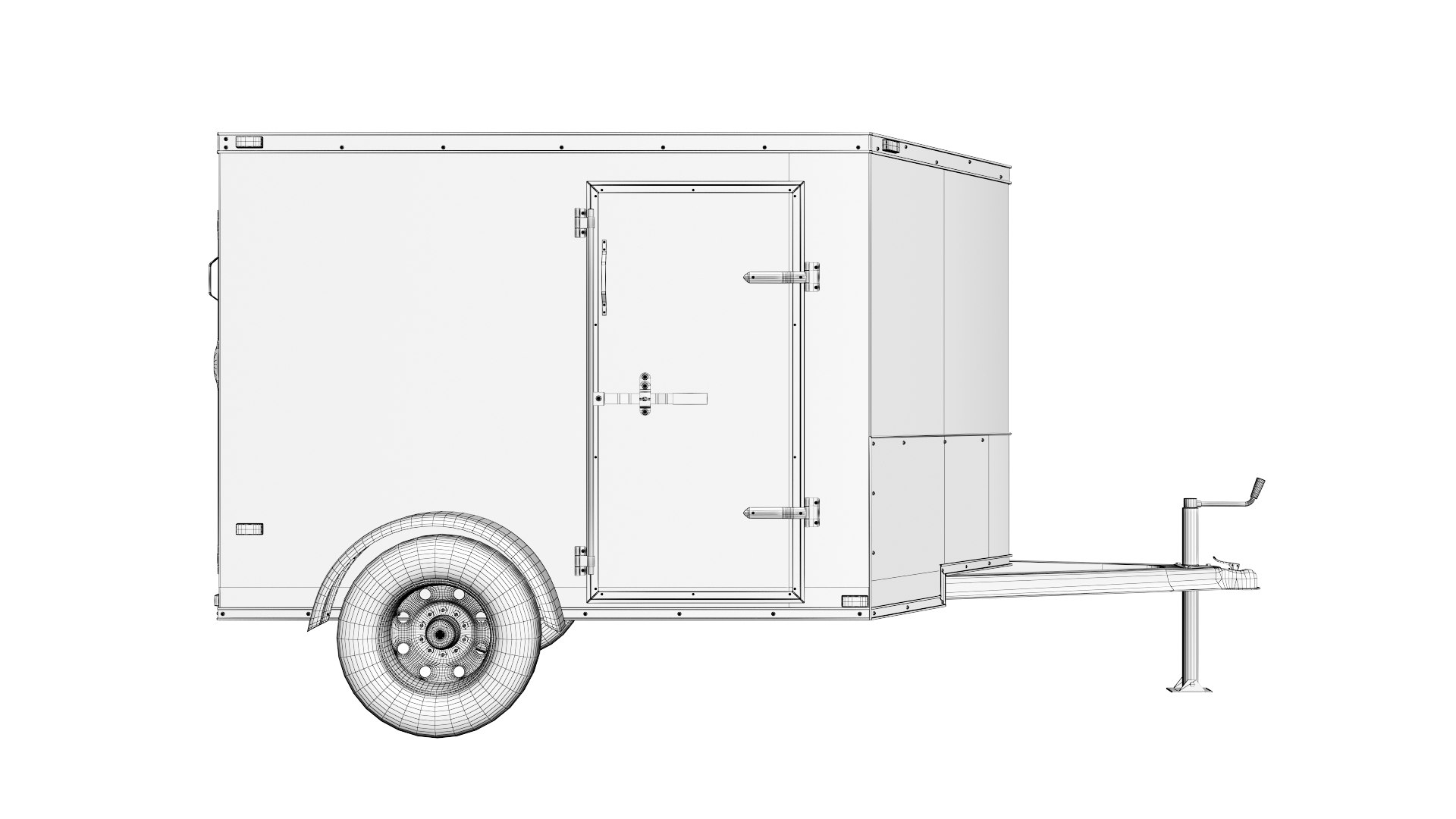 3D Cargo Trailer - TurboSquid 2028569