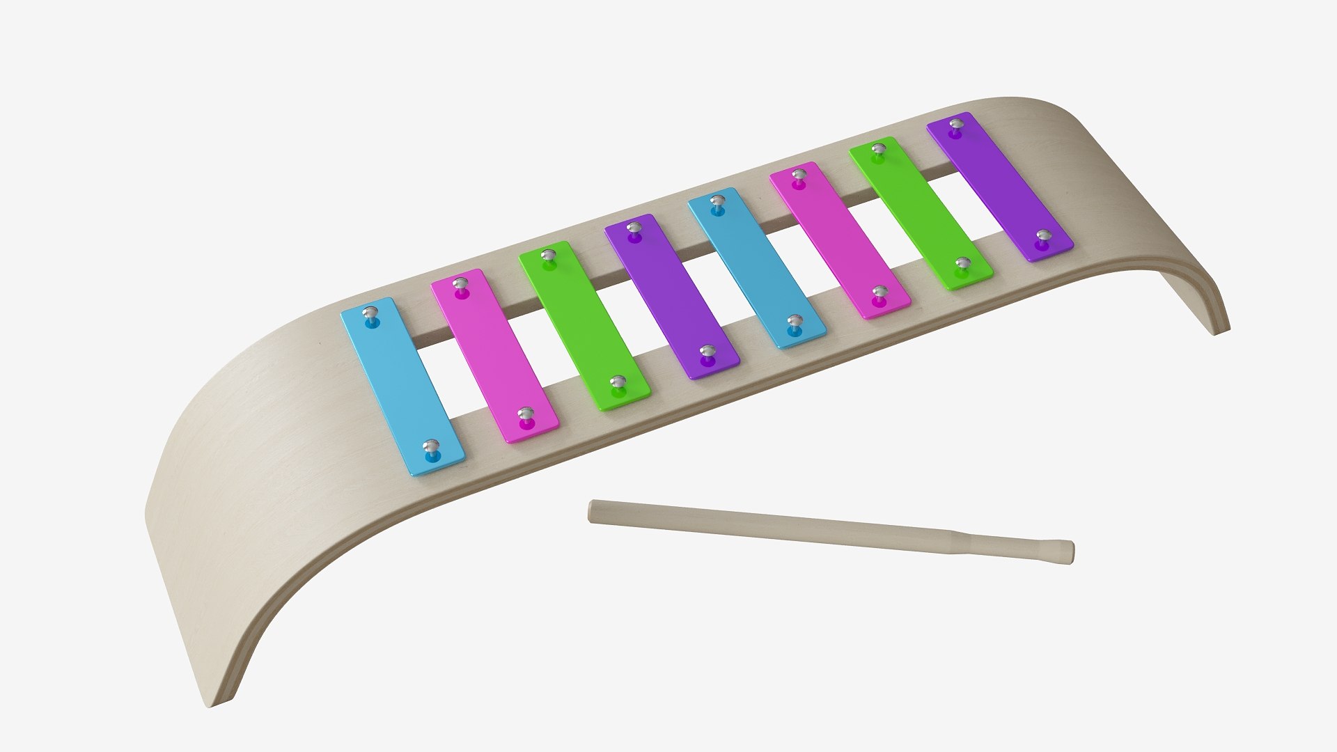 3D Xylophone Model - TurboSquid 1852787