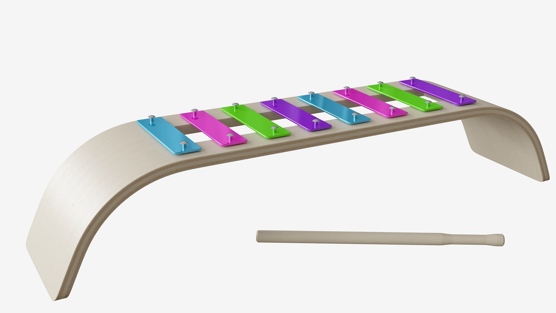 3D Xylophone Model - TurboSquid 1852787