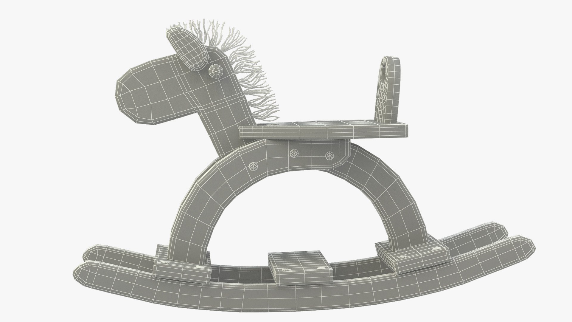 3D Rocking Horse - TurboSquid 1948605