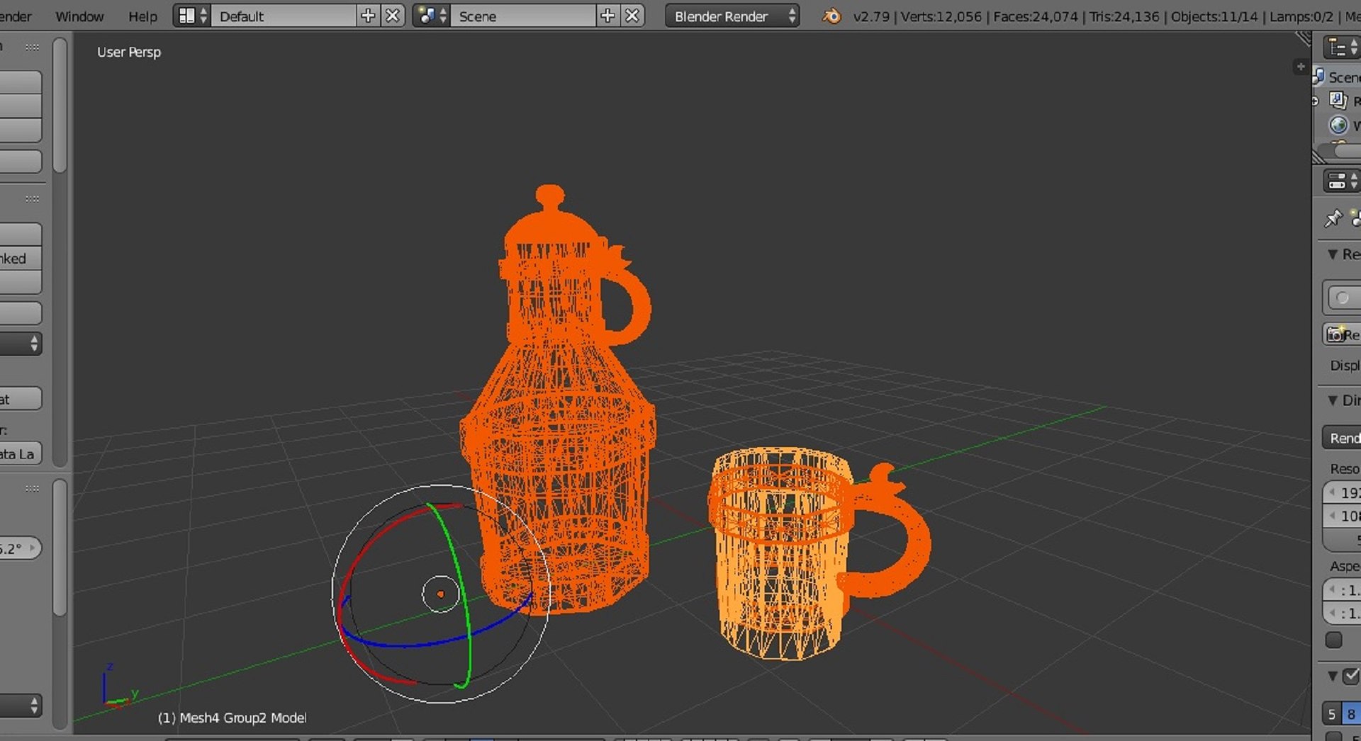Medieval Cartoon Pitcher And Mug For Tavern 3D Model - TurboSquid 2175919