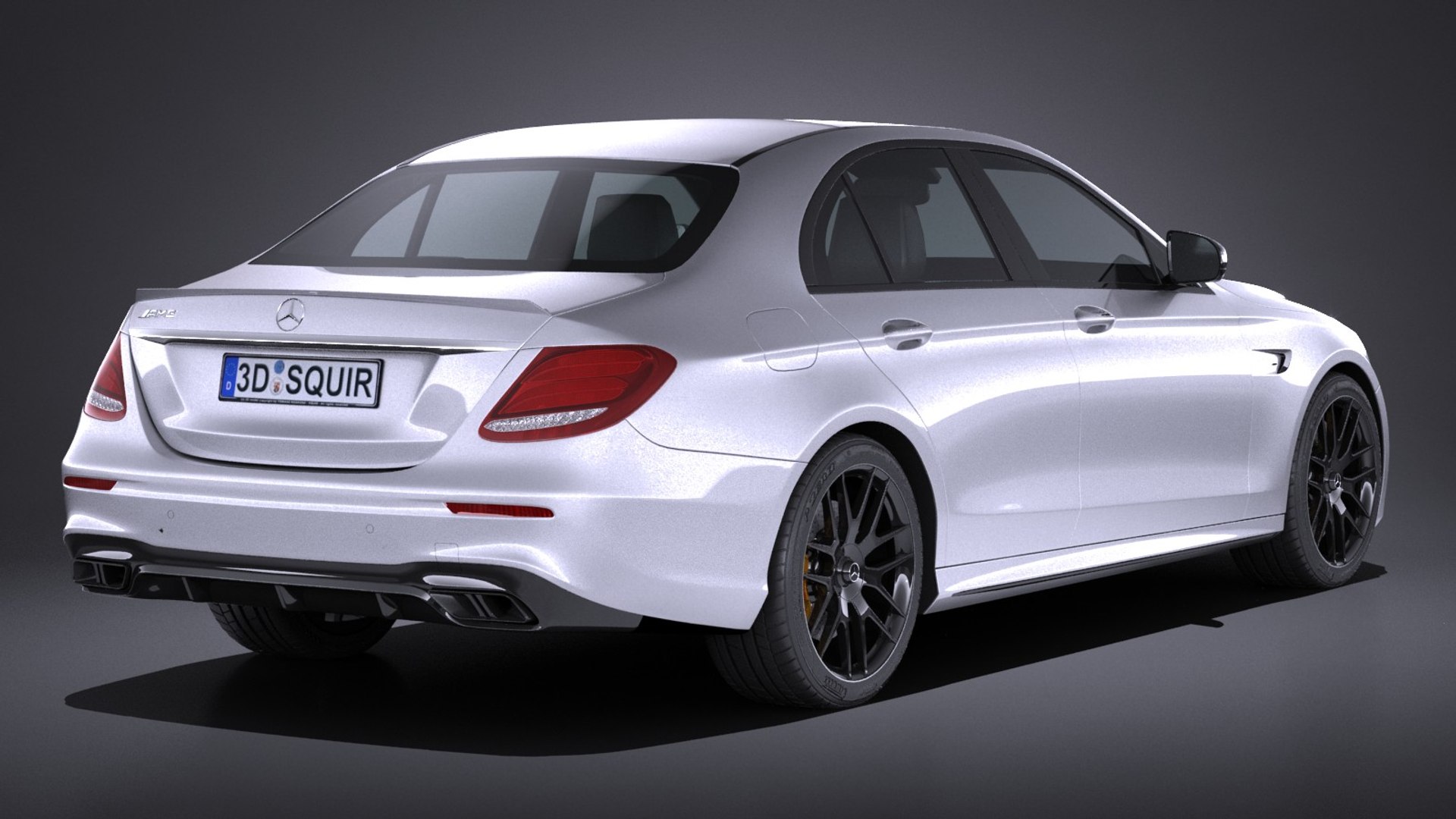 3d model of mercedes e63 amg