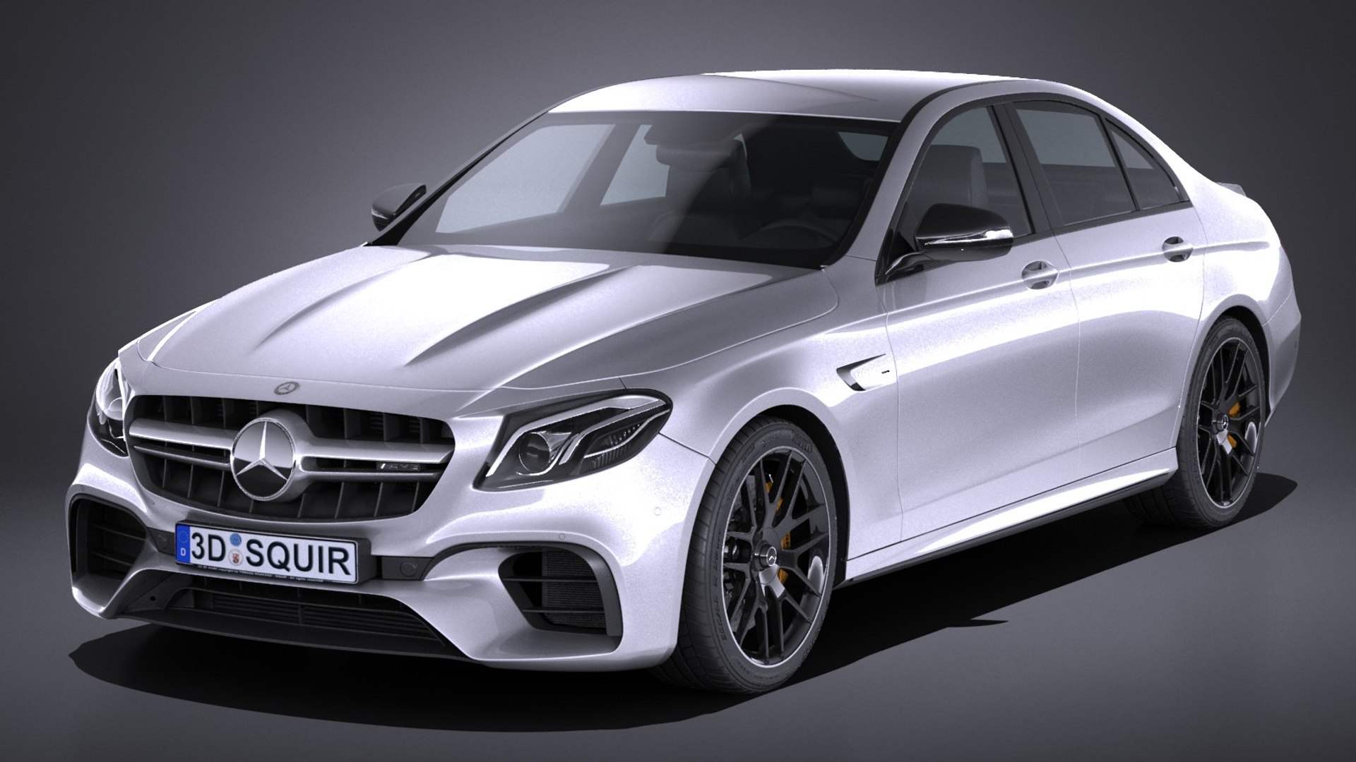 3d model of mercedes e63 amg