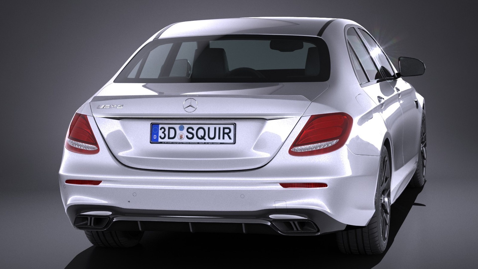 3d model of mercedes e63 amg