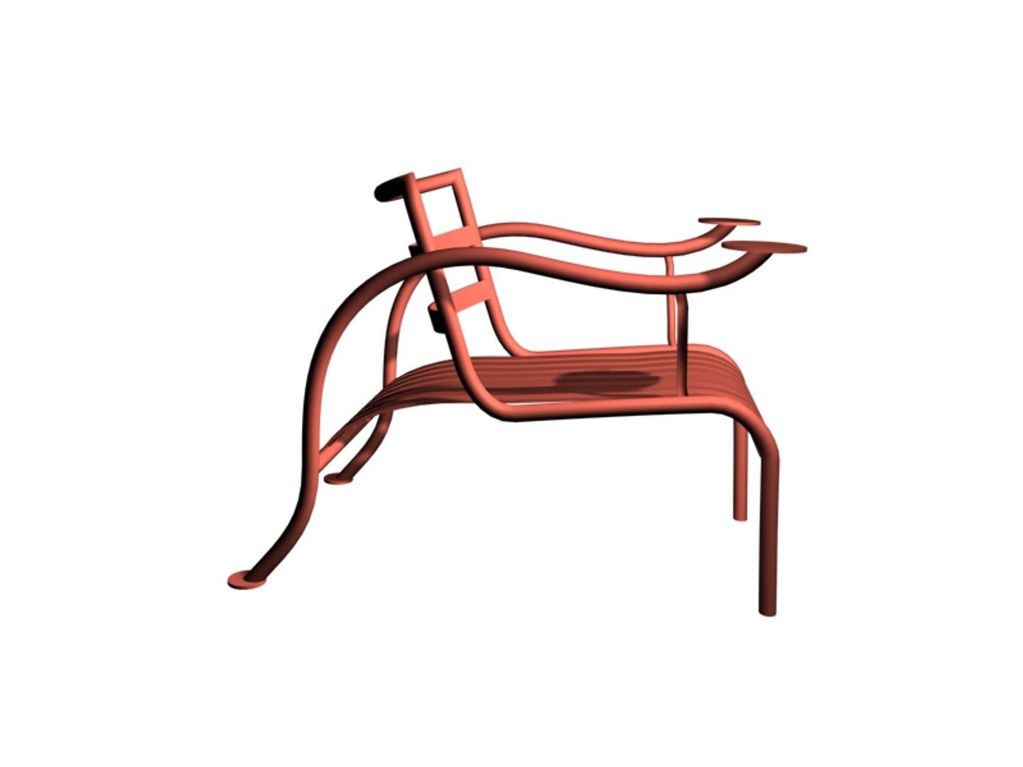 thinking mans chair 3d max