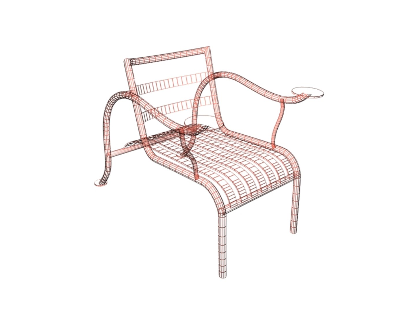 thinking mans chair 3d max