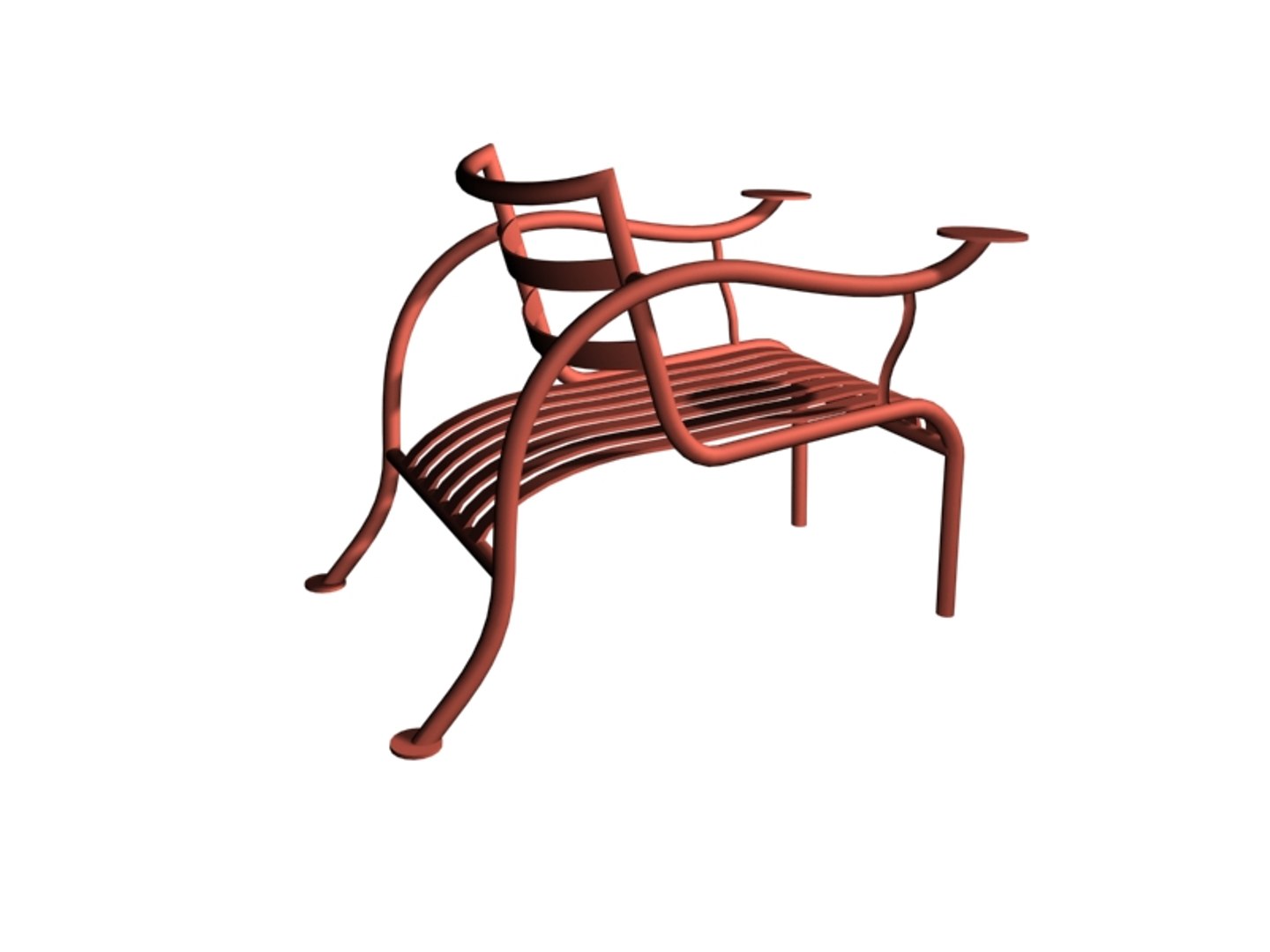 thinking mans chair 3d max