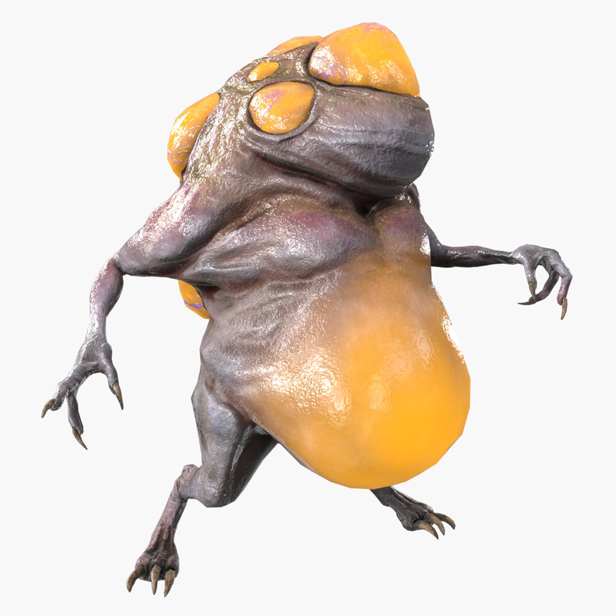 modelo 3d Bestia animal criatura monstruo alienígena hinchado de ...