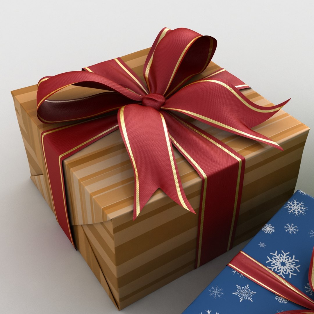 4 Gift Boxes Set 3d Max