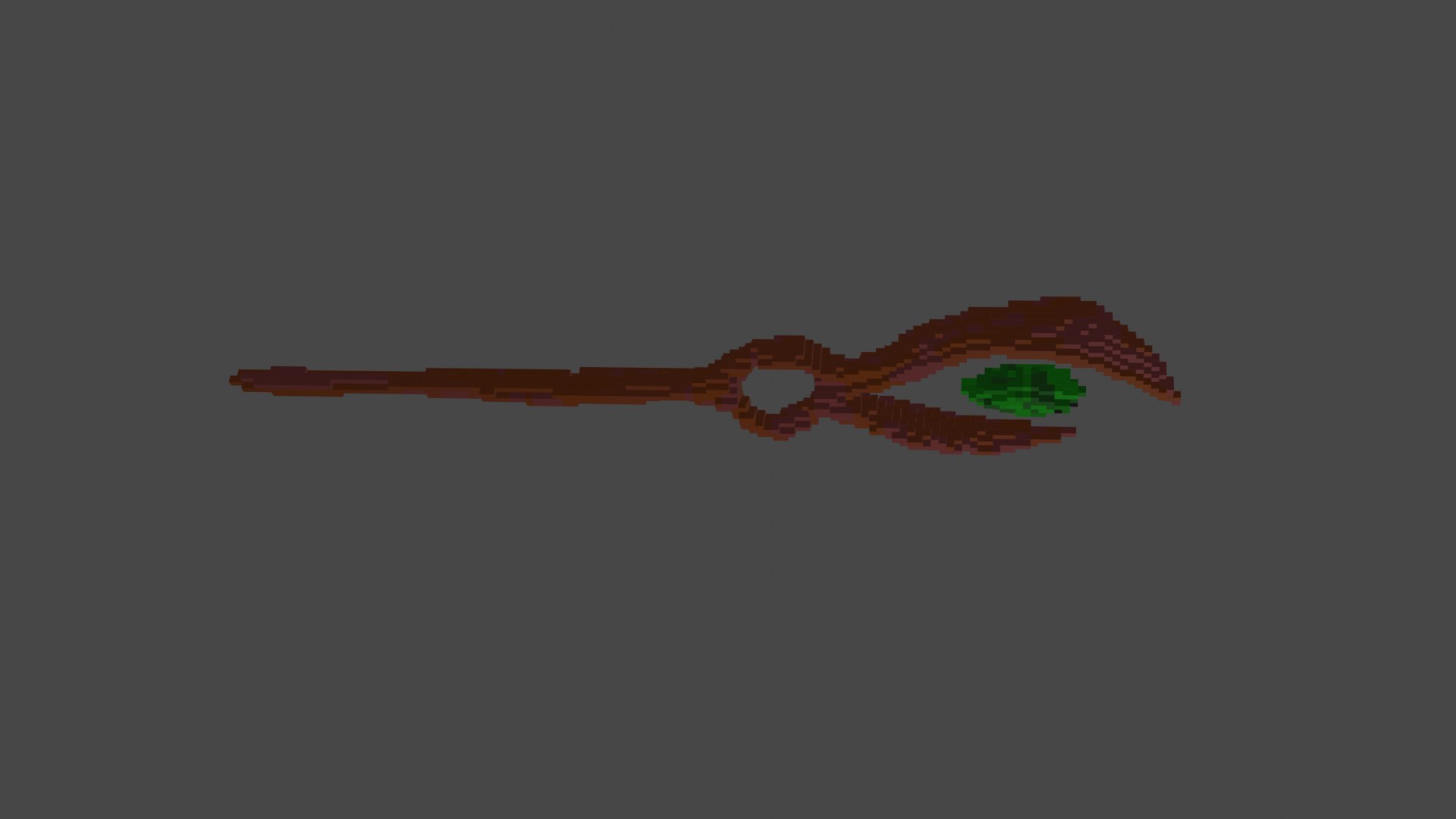 3D Magic Staff Minecraft Pixel - TurboSquid 2019774