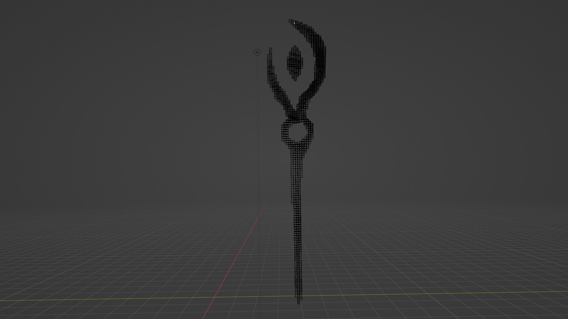 3D Magic Staff Minecraft Pixel - TurboSquid 2019774