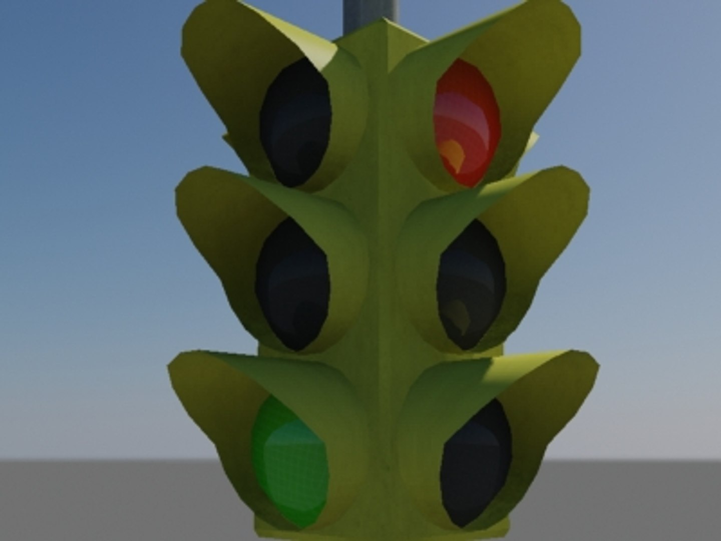 3ds max traffic light
