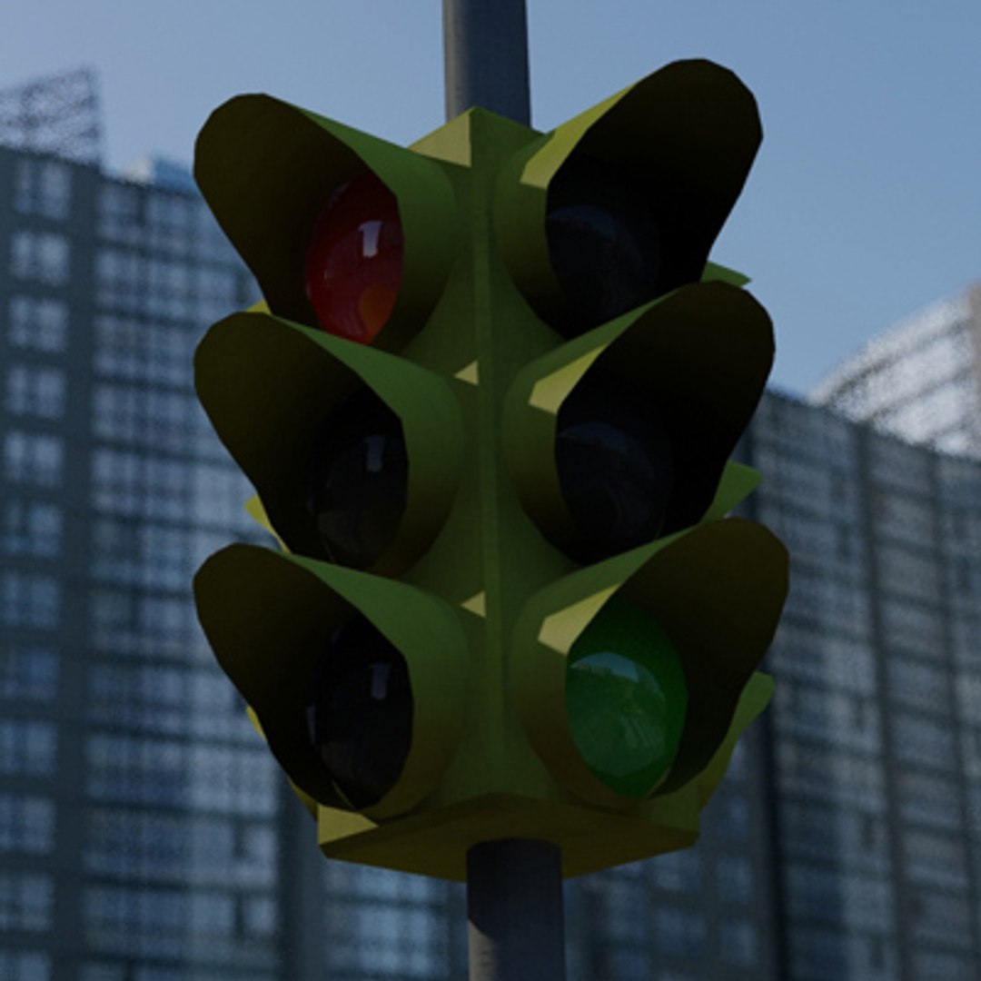 3ds max traffic light