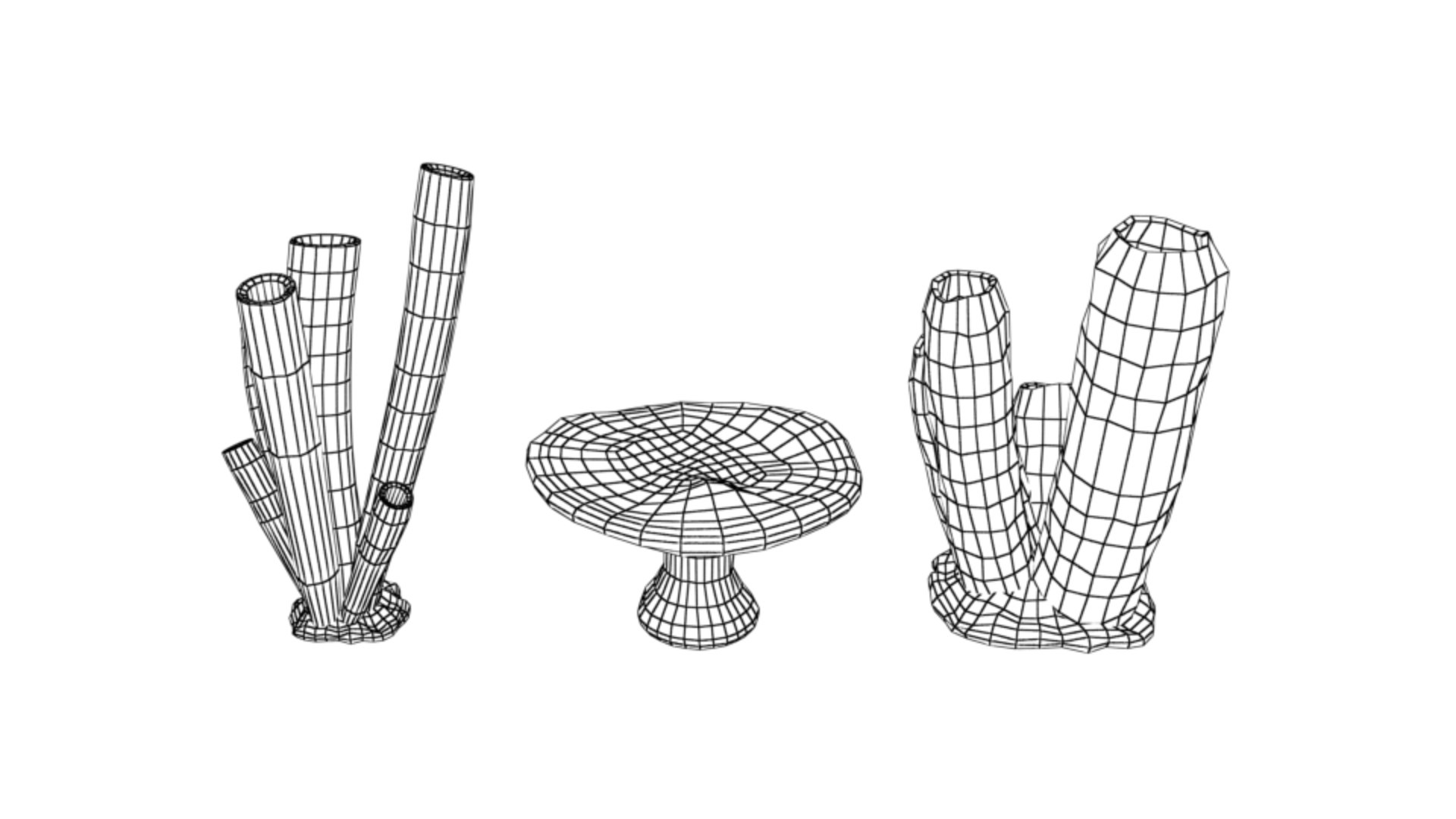 Coral Tubes V02 3D Model - TurboSquid 2382007