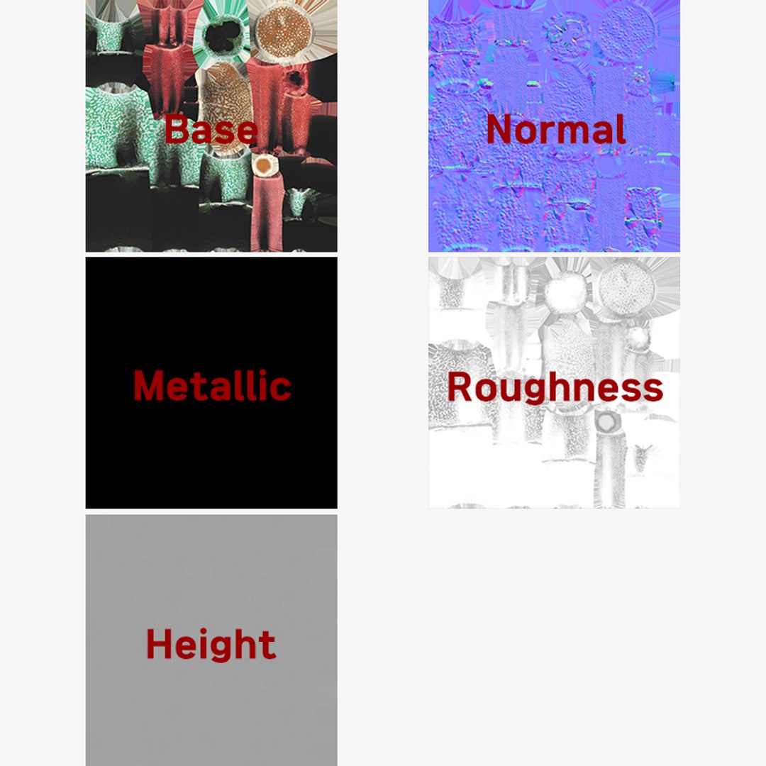 Coral Tubes V02 3D Model - TurboSquid 2382007