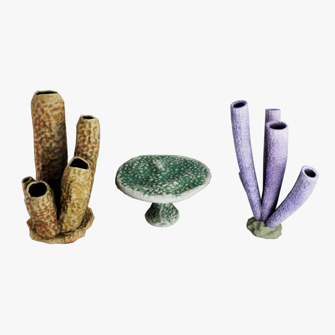 Coral Tubes V02 3D Model - TurboSquid 2382007