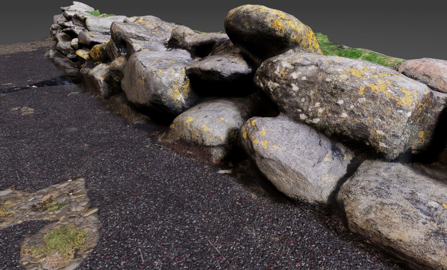 3D Beach Rocks Model - TurboSquid 2128600
