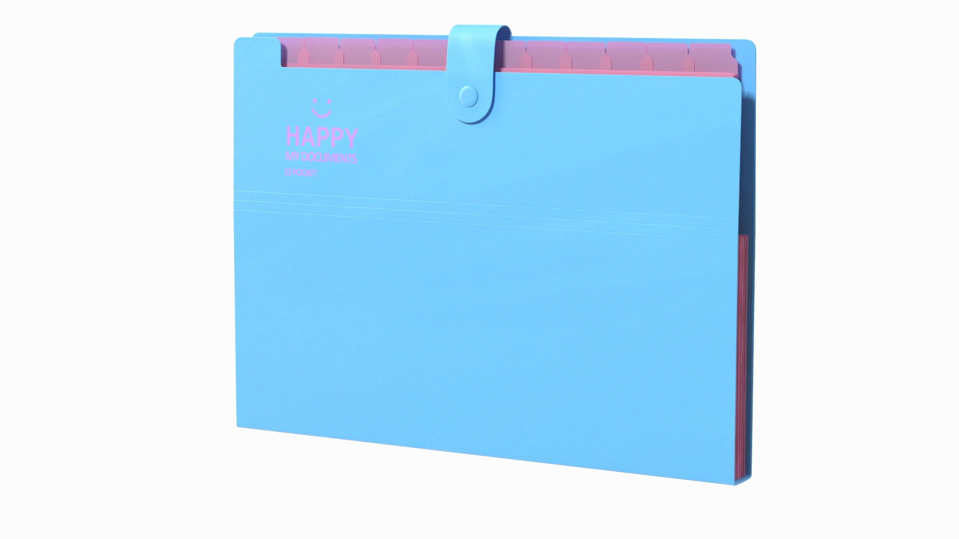 Plastic Expanding File Folder Closed Pink 3D Model - TurboSquid 1804865